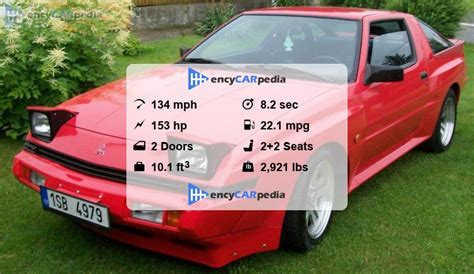 Mitsubishi Starion 2600 Turbo Eci Specs 1987 1990 Performance