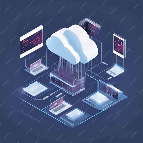 Premium Ai Image A Beginners Guide To Cloud Computing