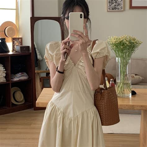 모두집 빠른출발휴양지원피스 여름 소매 셔링 퍼프 벌룬 원피스 뒷트임 민소매 동남아 휴양지 원피스 블랙드레스 화이트원피스