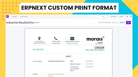 Create Professional Print Format In Erpnext For You By Nomi G E Fiverr