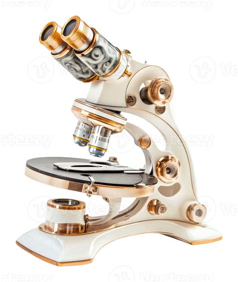 Classic Microscope With Elegant Design And Details 55498971 Png