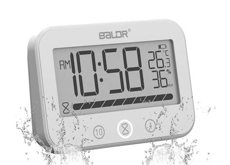 Amazon Com LXSZRPH Digital LCD Waterproof Timer Shower Clock Waterproof For Water Spray