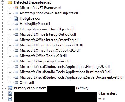 C VSTO Deployment Not Working On Computer Without Visual Studio Stack Overflow