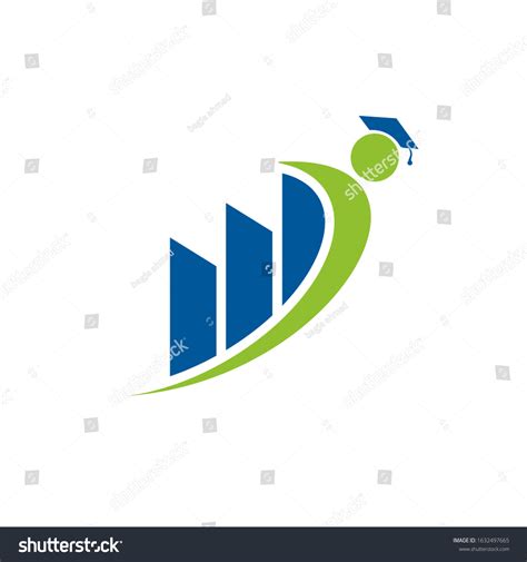 Bar Graph Logo Design Vector Template Stock Vector Royalty Free 1632497665 Shutterstock