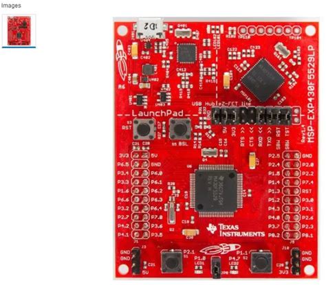 msp exp430f5529 msp430f5529 evaluation board from msp430 mcu new