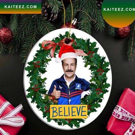 2022 Ted Lasso Tv Show Christmas Tree Hanging Christmas Ornament Kaiteez