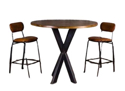 Perfect Finishing Polished Round Shape Two Seater Dining Table Set At Best Price In Jodhpur