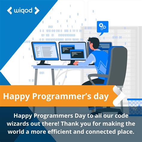 wiqod on linkedin programmersday happyprogrammersday it coding