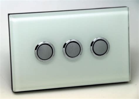 3 Gang Remote Push Button Switch With SAA Approval SAA Switch And Light Switch