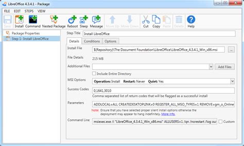 How To Silently Install Libreoffice Pdq
