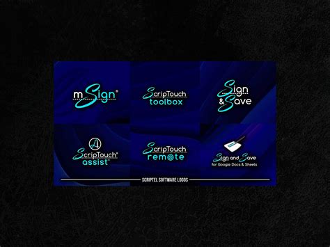 Scriptel Corporation Software Logo Design Portfolio