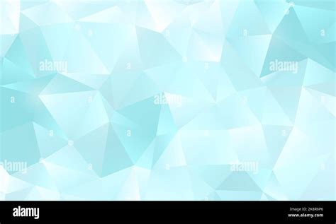 Turquoise And Light Blue Polygon Vector Pattern Background Abstract Full Frame 3d Triangular