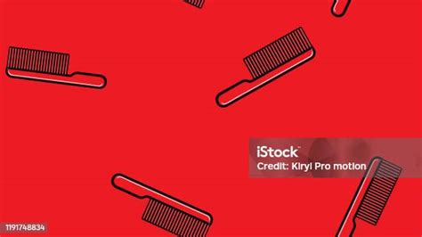 미용 이발에 대한 질감 원활한 패턴 빗 헤어 스타일 스타일링 길고 짧은 머리에 대한 세련된 이미지를 만드는 만들기 미용 도구 벡터 일러스트레이션 머리 모양에 대한 스톡 벡터