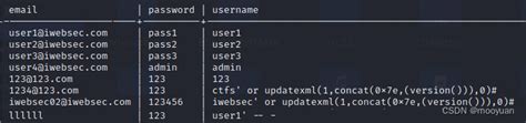Iwebsec靶场 Sql注入漏洞通关笔记13 二次注入iwebsec二次注入 Csdn博客
