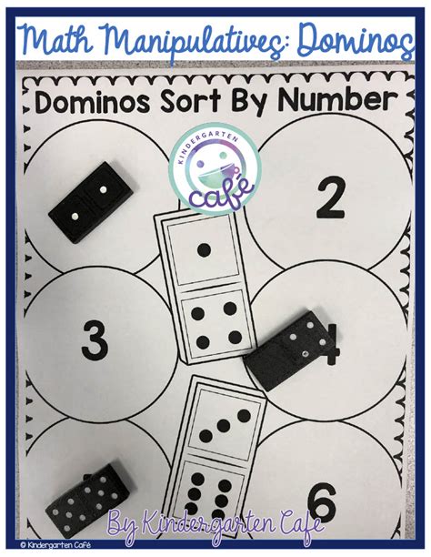 Dominos Math Manipulatives Matching And Sorting Printables By Teach Simple