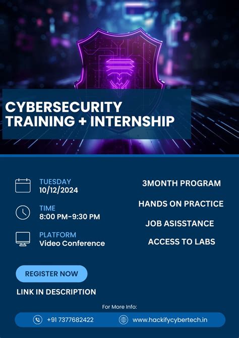 Hackify Cybertech On Linkedin Cybersecurity Internship Ethicalhacking Hackifycybertech
