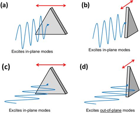 The Excitation Of Plasmon Modes By Different Polarizations Of The