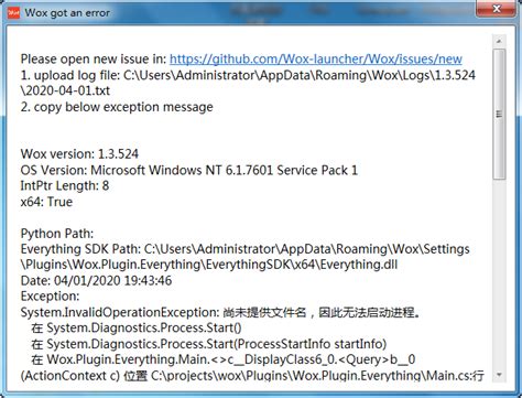 A Issue · Issue 2789 · Wox Launcherwox · Github