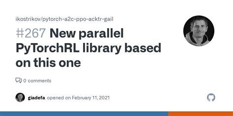 New Parallel Pytorchrl Library Based On This One · Issue 267