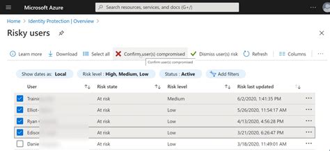 Managing Identity Risks With Azure Active Directory Identity Protection GCIT