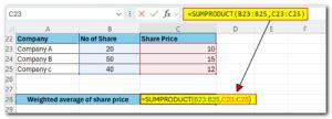 How To Calculate Weighted Average In Excel