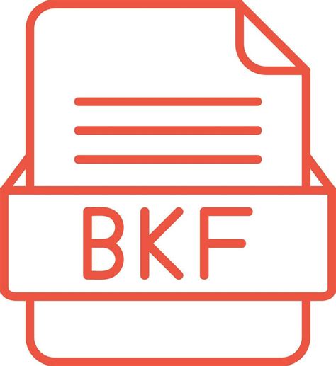 BKF File Format Vector Icon Vector Art At Vecteezy