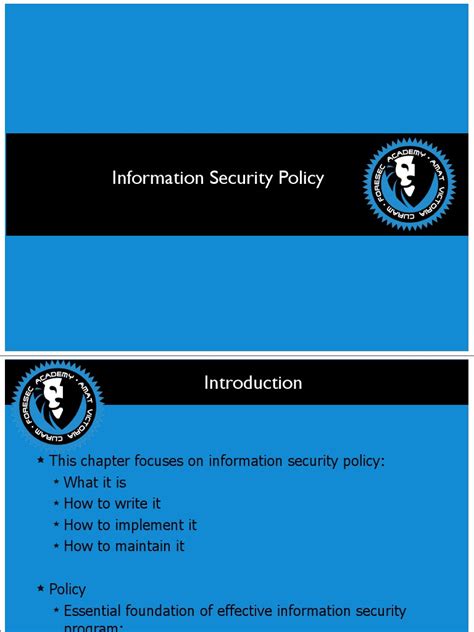 Chapter 5 Pdf Information Security Computer Security