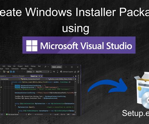 creating windows setup installation files setup exe using clickonce