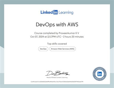 Praveenkumar K V On Linkedin Devops Aws Continuousintegration