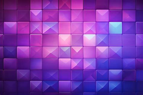 Premium Photo Purple And Blue Geometric Background