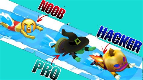NOOB VS PRO VS HACKER Aquapark Io YouTube