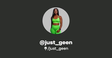 Justgeen Instagram Tiktok Linktree