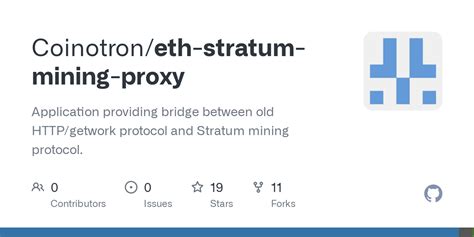 Github Coinotroneth Stratum Mining Proxy Application Providing Bridge Between Old