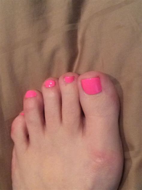 Summer Pink Womens Feet Nail Art Pink