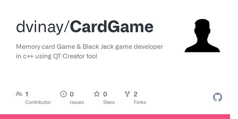 GitHub Dvinay CardGame Memory Card Game Black Jack Game Developer In C Using QT Creator Tool