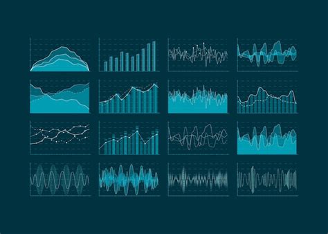 Premium Vector Data Analysis Visualization Set Of Hud And