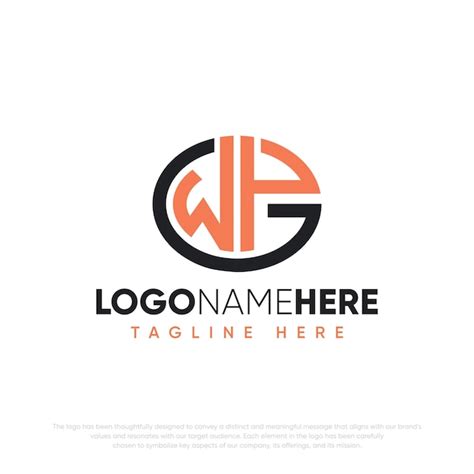 Premium Vector Vector Letter Wp Creative Business Logo