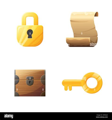 Game Ui Assets Set Gaming User Interface Icons Collection Vector Illustration Stock Vector
