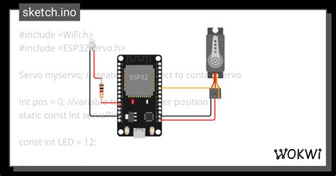 Wi Fi Door Lock Copy Wokwi Esp32 Stm32 Arduino Simulator