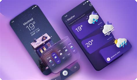 Weather App UI Design Figma Community