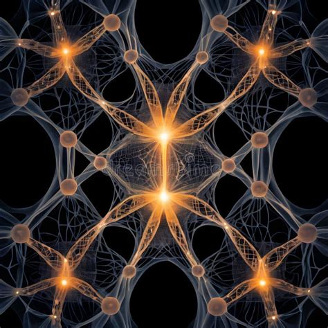 A Complex Fractal Pattern Of Neural Networks Stock Illustration Illustration Of