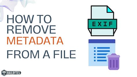 Protect Your Privacy Complete Guide To Removing Hidden Metadata From