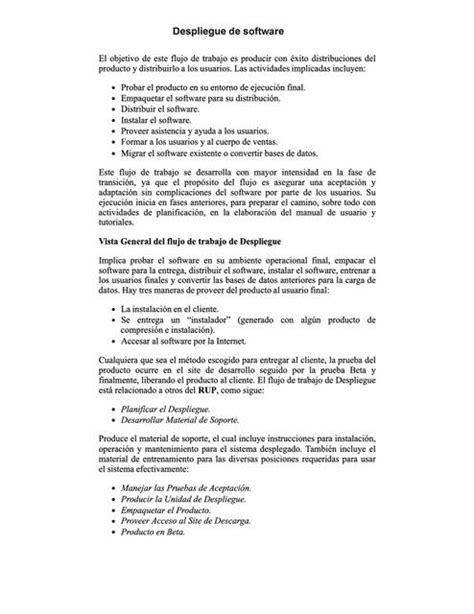 despliegue de software ingenierías materia y más udocz