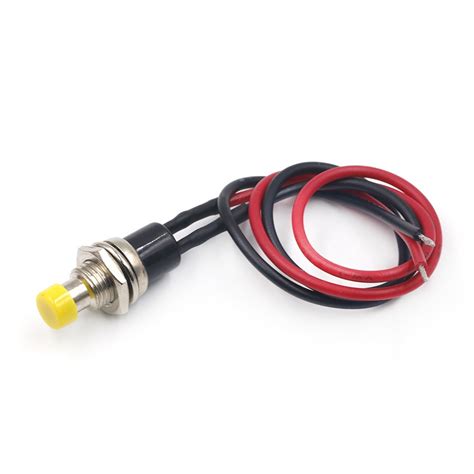 PBS B PBS B Mm Push Button Switch Waterproof Small Car Circuit Wire Speaker Electrical