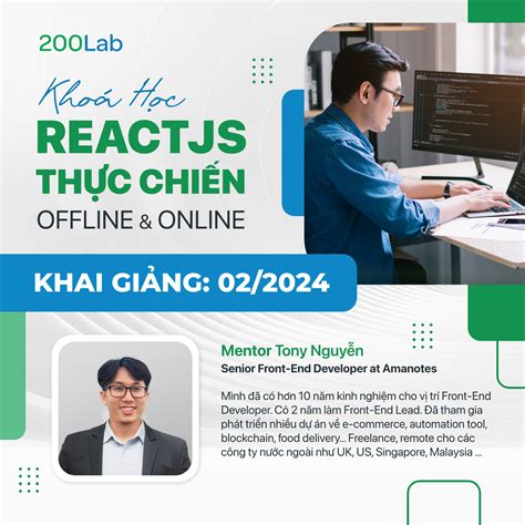khoá học reactjs thực chiến 200lab