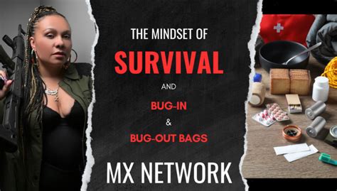 survival mindset and preparing your bug in bug out bag