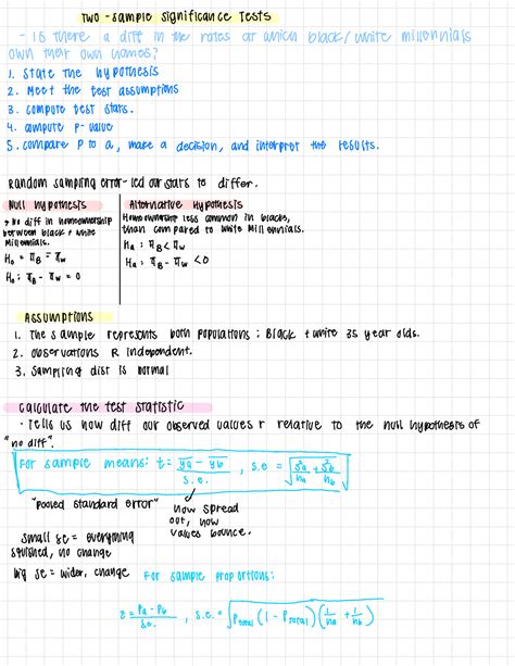 soc 46b two sample tests two sample significance tests is there a