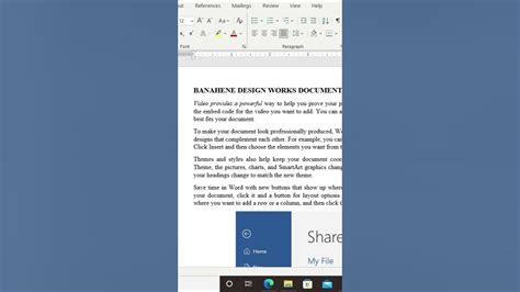 How To Activate The Horizontal Scrollbar In Microsoft Word Youtube