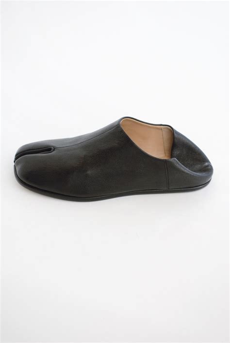 Maison Margiela Mens Tabi Slip On Shoe Black Garmentory