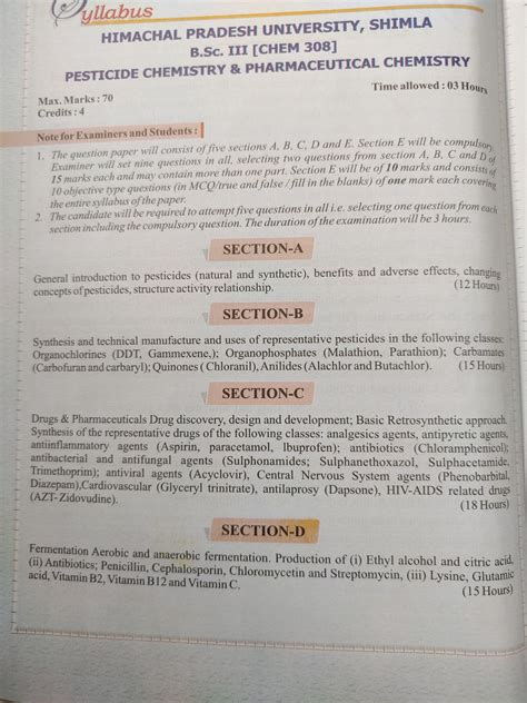 Syllabus Skill Enhancement Course Notes Teachmint